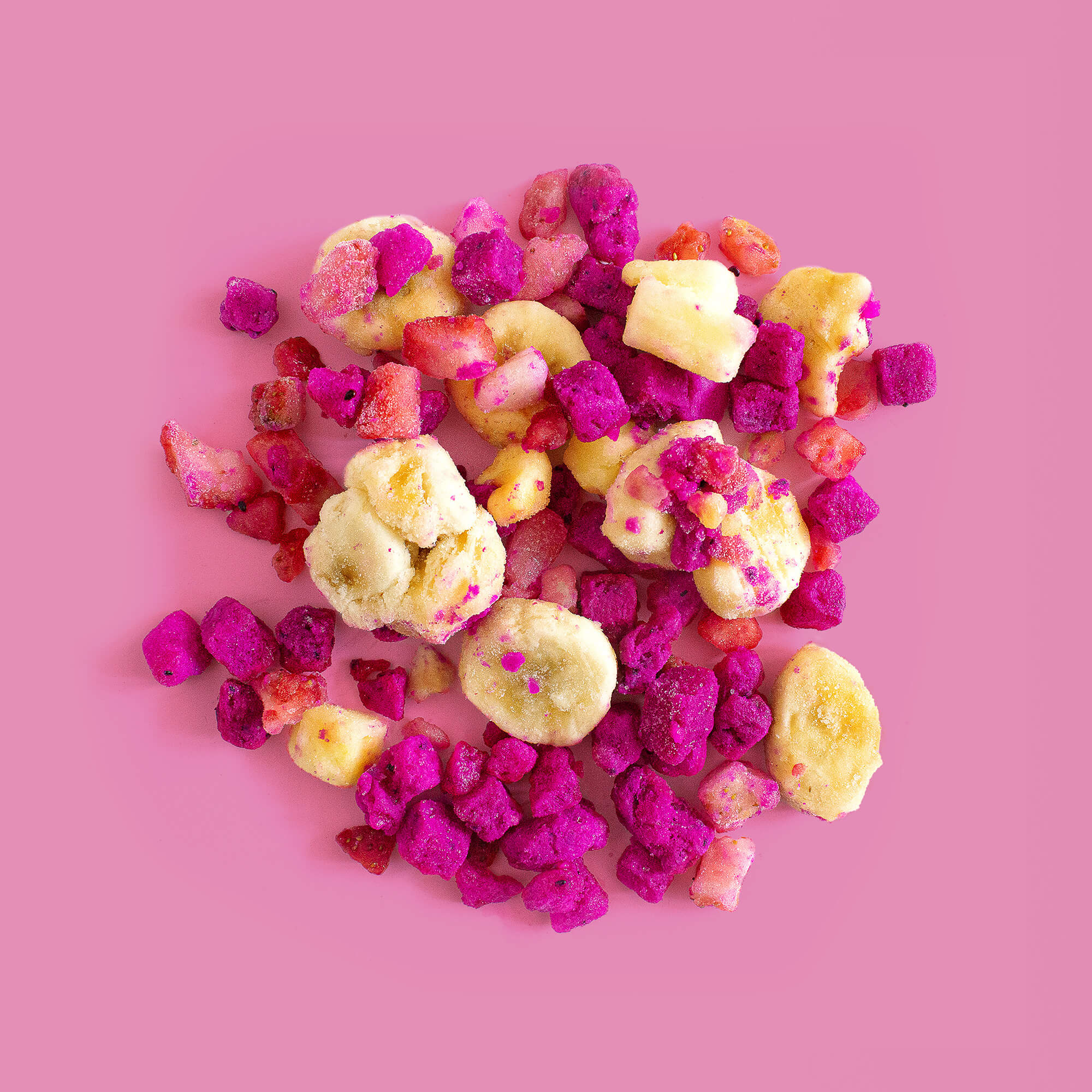 Smoothie à mixer rose - 20x130 g - L'irrésistible – Nossa Fruits